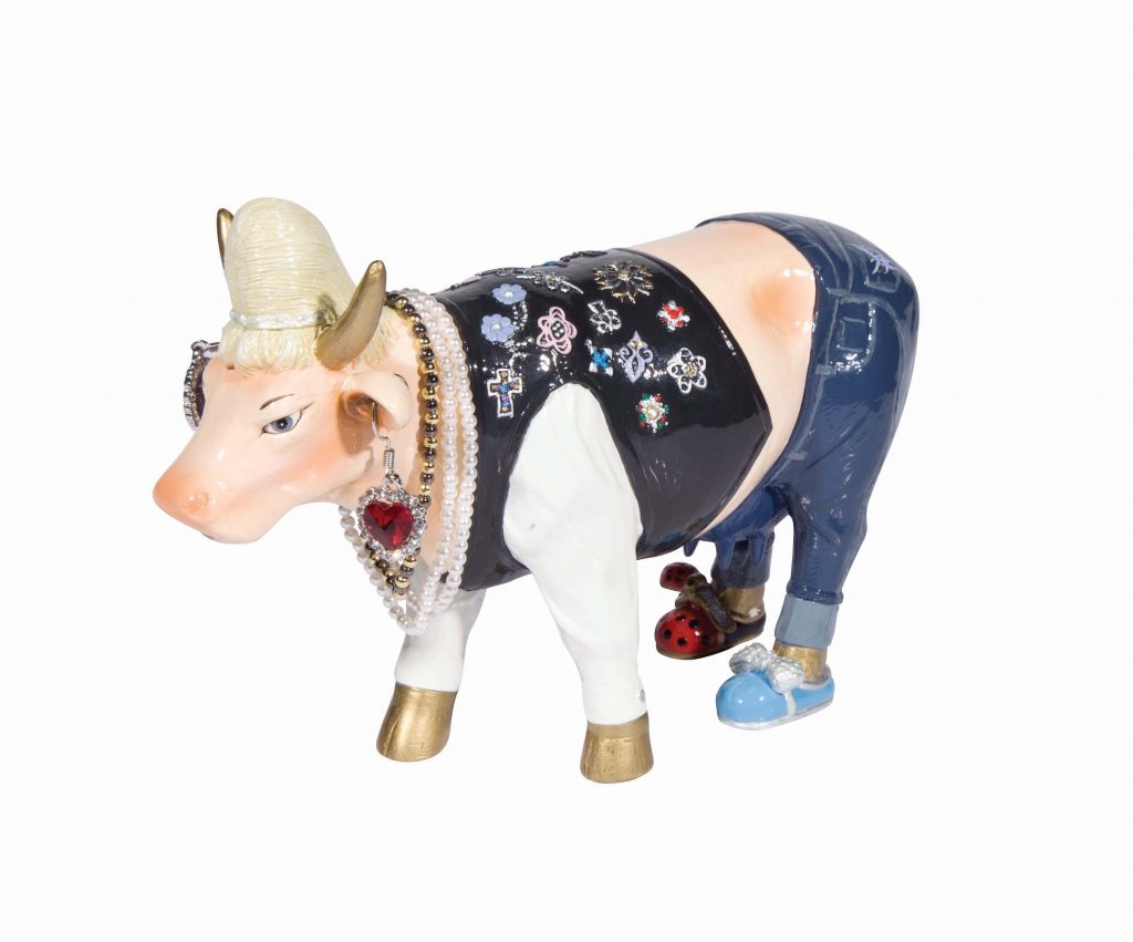 Queen Cow Caesar (Medium resin) -Cow parade collection