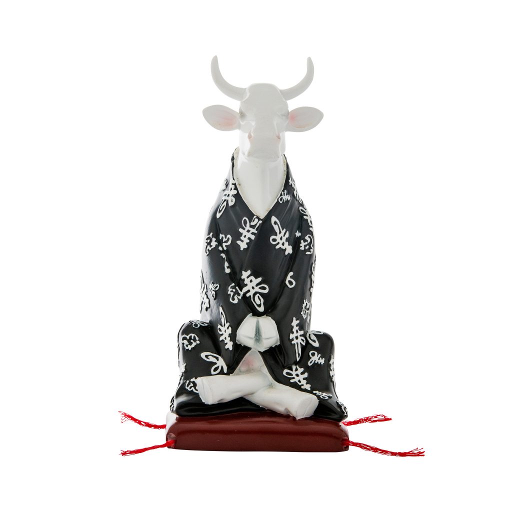 Meditating Cow (Small) -Cow parade collections..